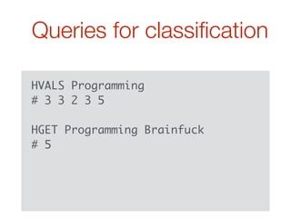Klassify: Text Classification with Redis | PPT