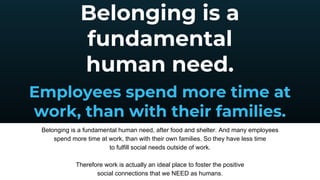 The Importance of Social Connections at Work | PDF