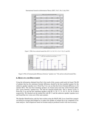 Text independent speaker identification system using average pitch and formant analysis | PDF ...