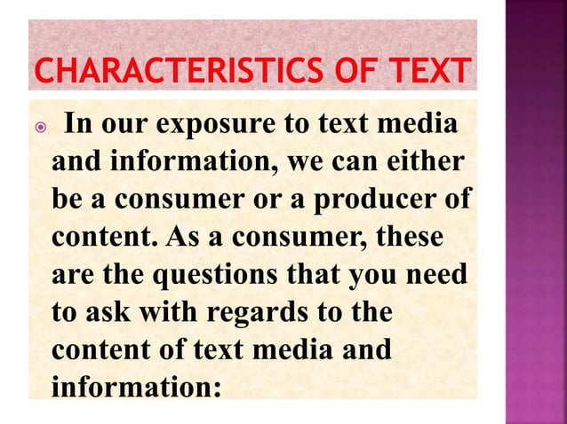 Text- Media-and -Information .pptx media literacy | PPTX | Desktop ...