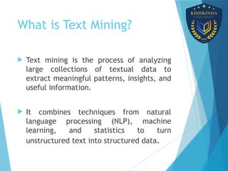 Text-Mining-Presentation artificial intelligence | PPT