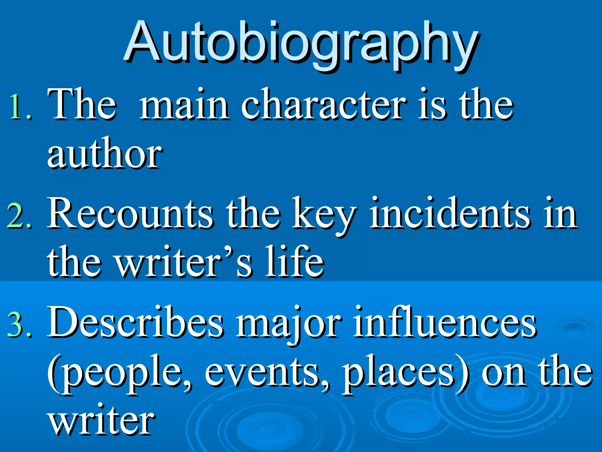 Text structure-l4-autobiography-v-biography | PPT