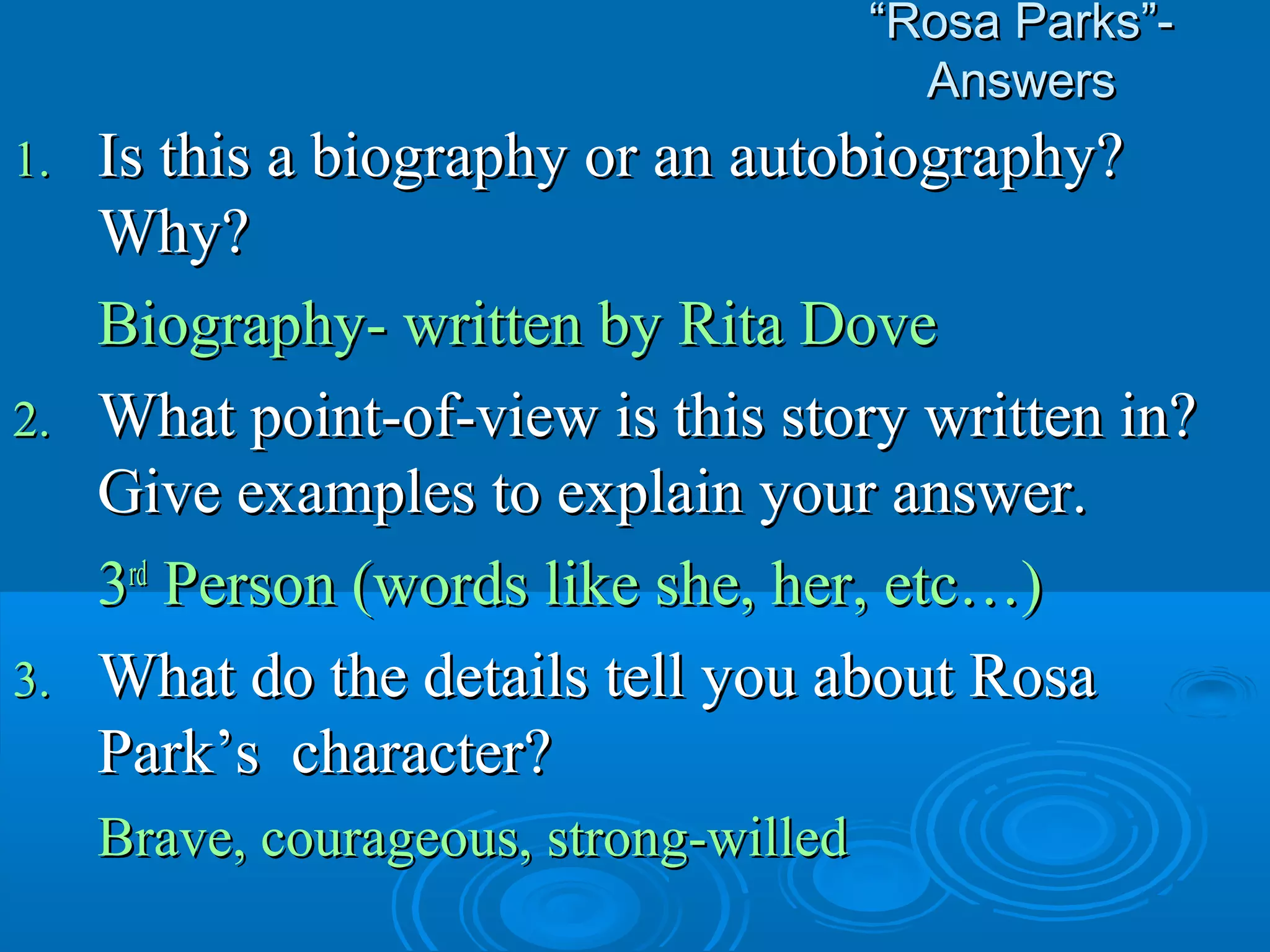 Text structure-l4-autobiography-v-biography | PPT