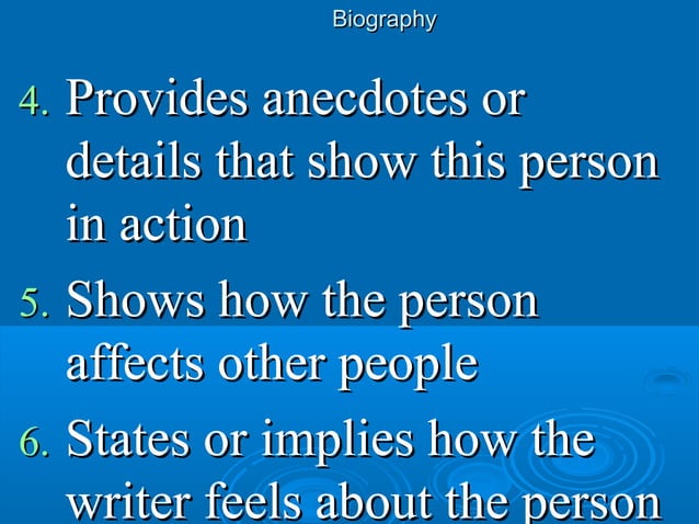 Text structure-l4-autobiography-v-biography | PPT