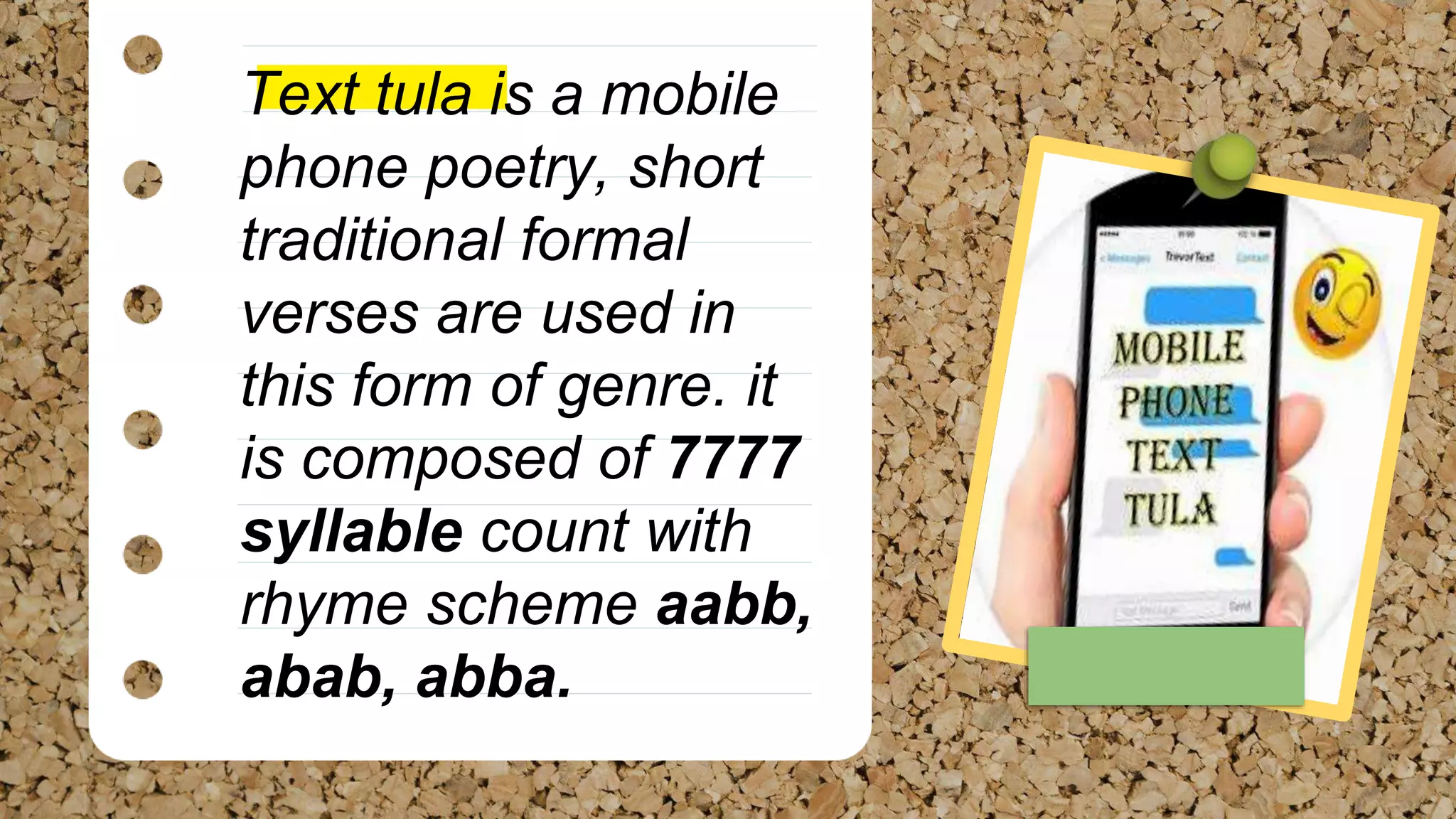 Text Tula (21st Century Literature) | PPTX