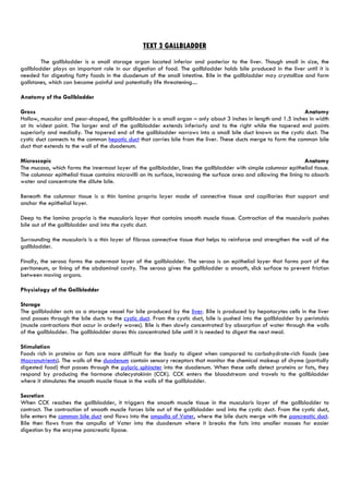 Gallbladder | PDF