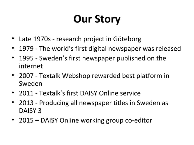 Textalk Presentation | PPT