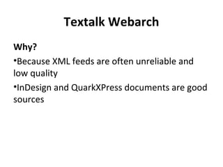 Textalk Presentation | PPT