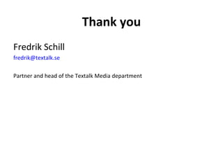 Textalk Presentation | PPT