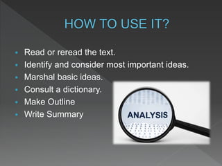 Text analysis | PPTX