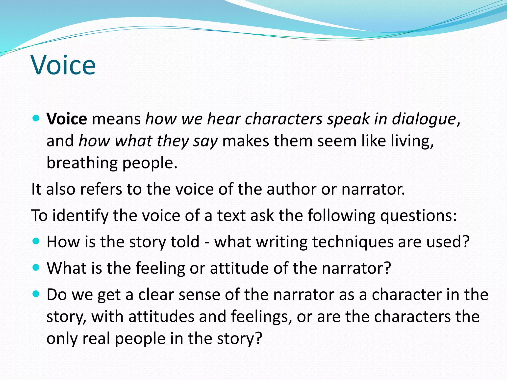 Text analysis characterisation | PPTX
