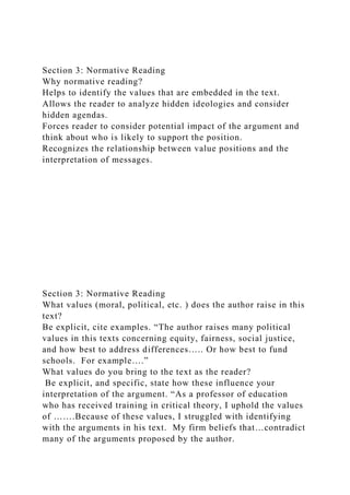 Text Analysis – Current Educational Philosophy Issue Your Text a.docx