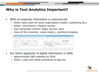 Text Analytics: Yesterday, Today and Tomorrow | PPT