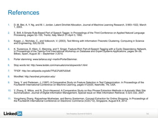 Understanding voice of the member via text mining | PPT