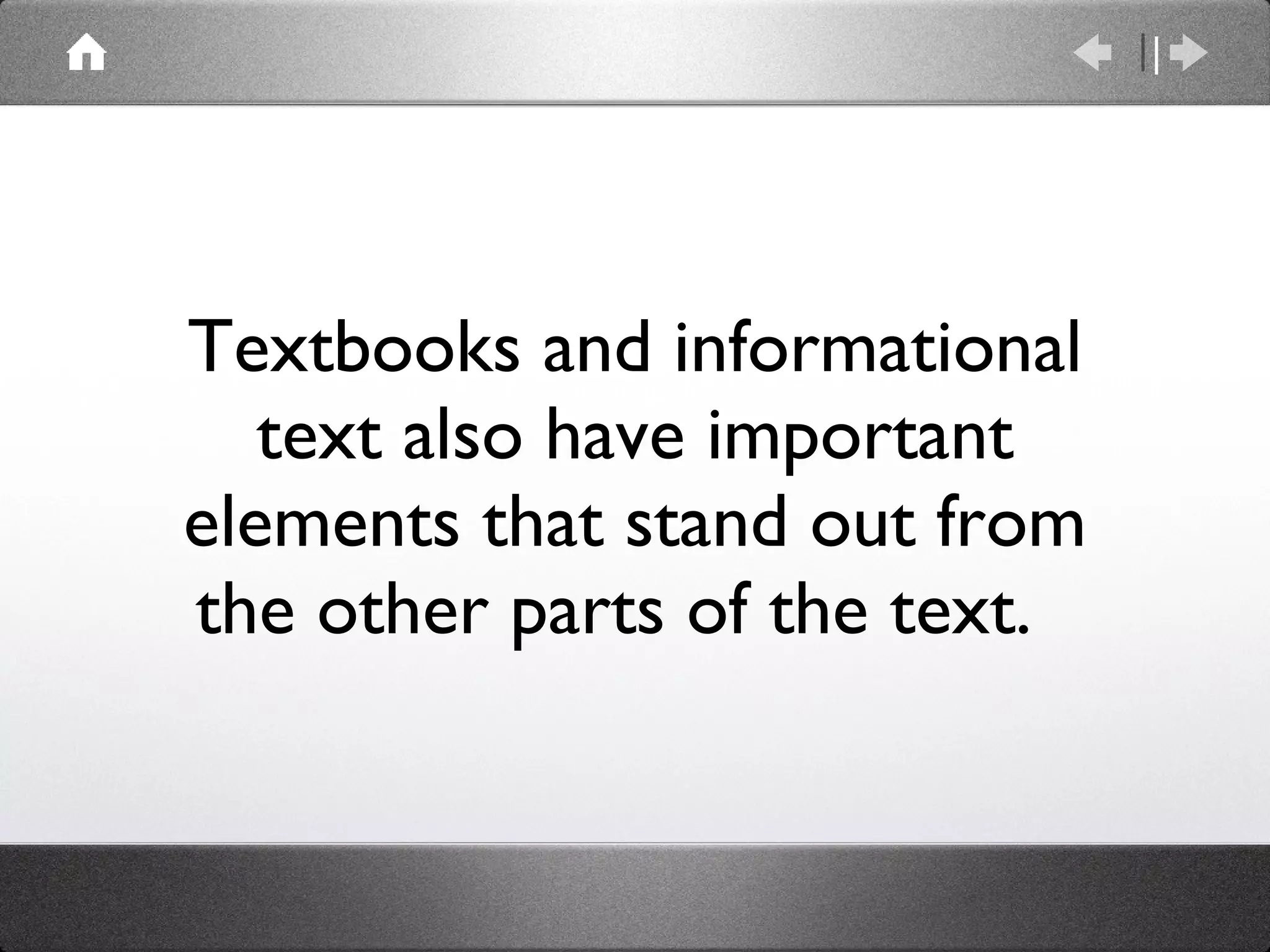 Text and graphic features | PPT