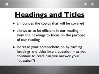 Text and graphic features | PPT