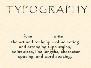 Text and typography | PPT