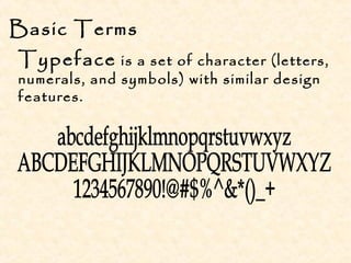 Text and typography1 | PPT