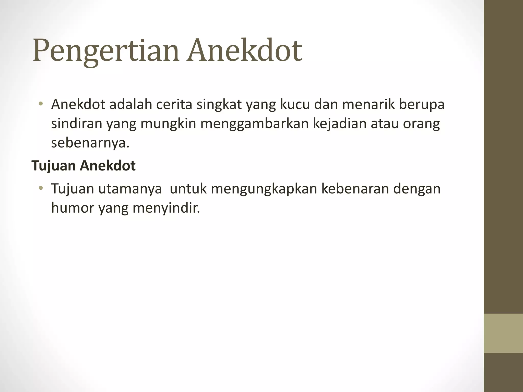Text anekdot | PPTX