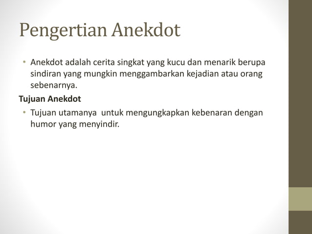 Text anekdot | PPTX