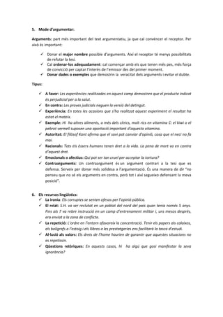 El text argumentatiu | PDF