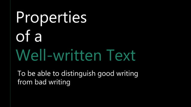 Text as a connected discourse | PPTX | Technology & Computing