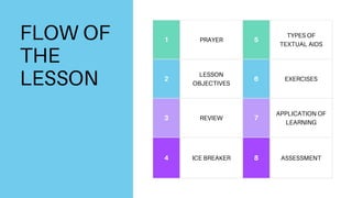 GRADE 10 ENGLISH QUARTER 1 LESSON TEXTUAL AIDS | PDF