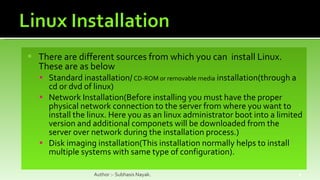 Text mode Linux Installation Part 01 | PPT