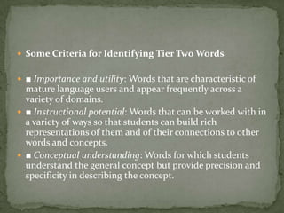 Text based questions and academic vocabulary | PPT