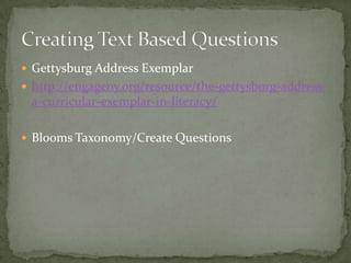 Text based questions and academic vocabulary | PPT