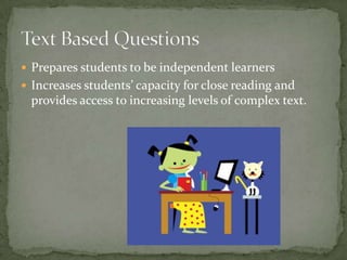 Text based questions and academic vocabulary | PPT