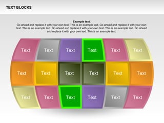 Text Blocks Shapes Collection | PPT