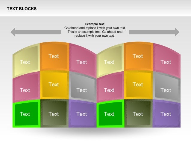 Text Blocks Shapes Collection