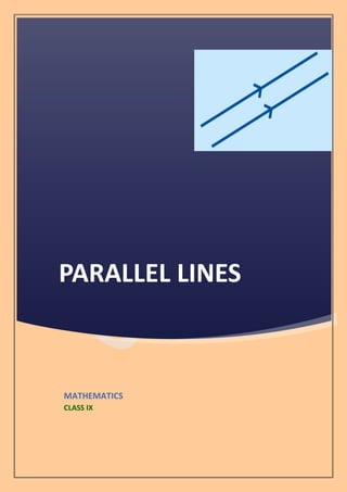 "Exploring Parallel Lines: Properties and Theorems" | PDF