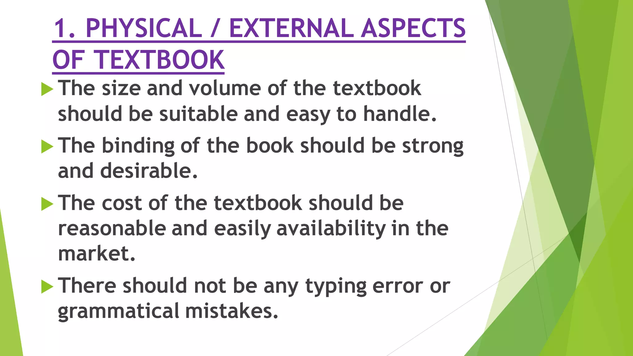 What is Textbook ? Features of a good Textbook | PDF