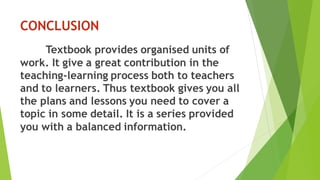 What is Textbook ? Features of a good Textbook | PDF