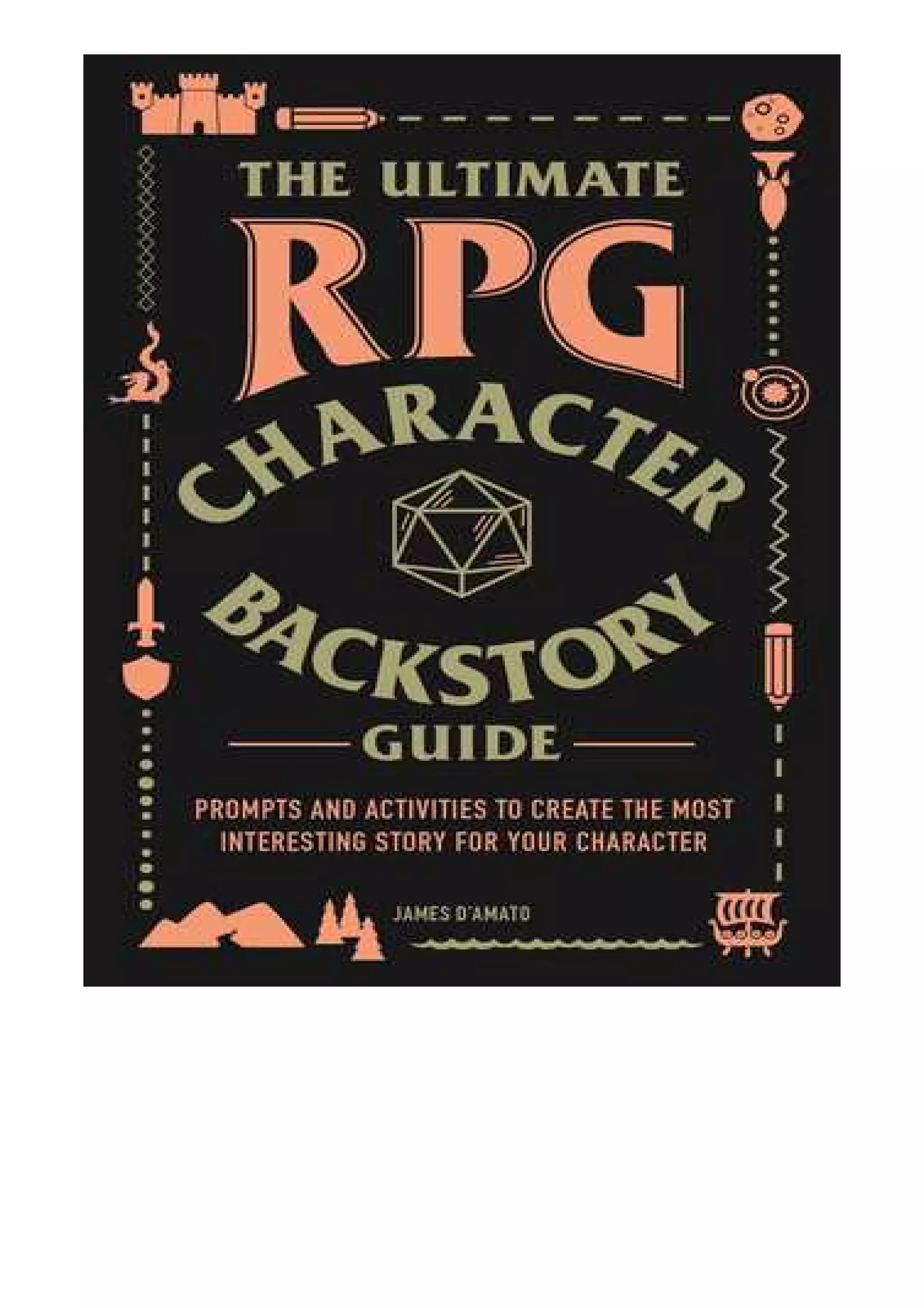 textbook$ The Ultimate RPG Character Backstory Guide: Prompts and Activities | PDF | Roleplaying ...