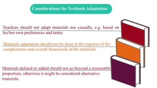 Textbook Adaptation and how to adjust .pptx