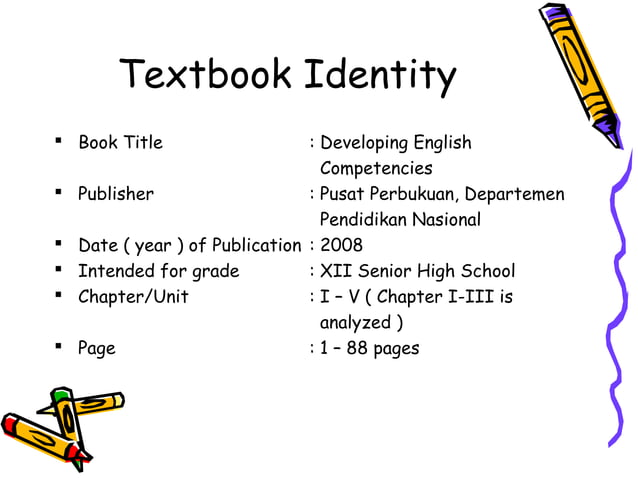 Textbook analysis | PPT | Secondary Education | Education