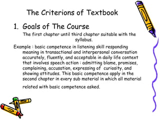 Textbook analysis | PPT
