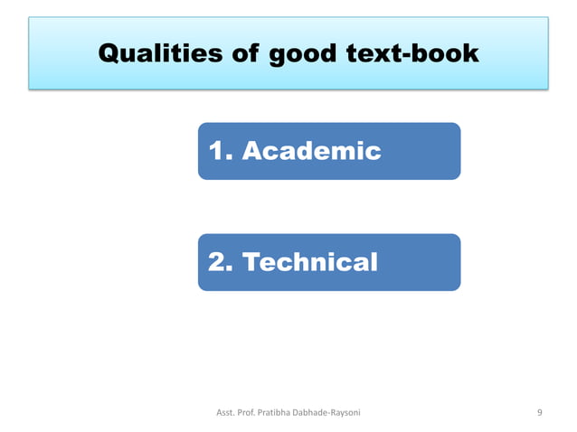 Textbook analysis : By Asst. Prof. Pratibha Dabhade-Raysoni | PDF