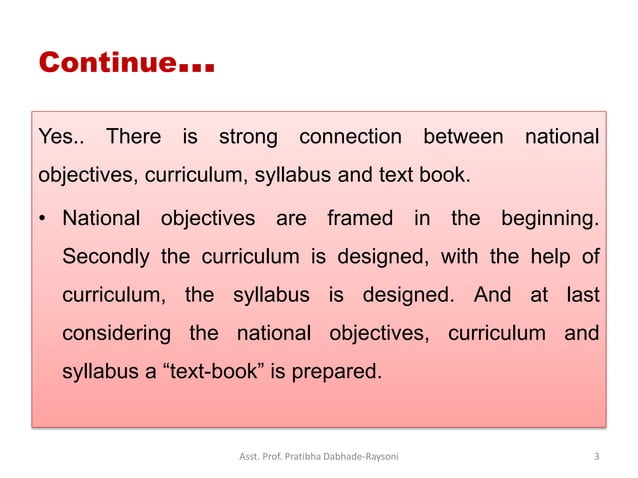 Textbook Analysis By Asst Prof Pratibha Dabhade Raysoni PPT textbook-analysis-by-asst-prof-pratibha-dabhade-raysoni-ppt