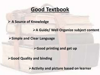 Textbook analysis: criteria and its application | PPTX