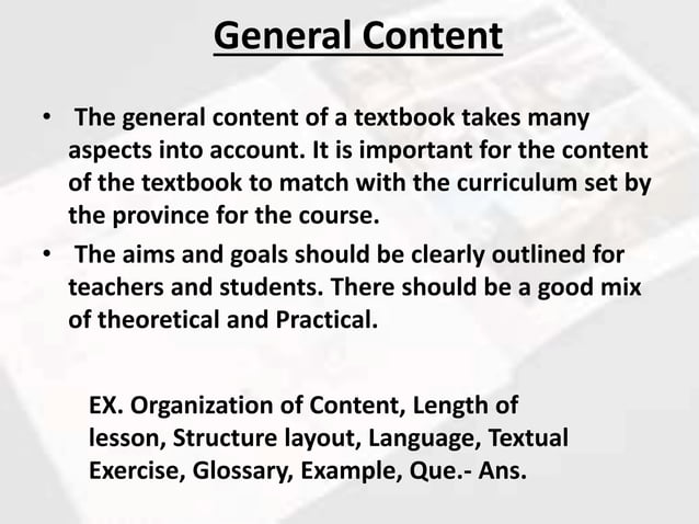 Textbook Analysis Criteria And Its Application textbook-analysis-criteria-and-its-application
