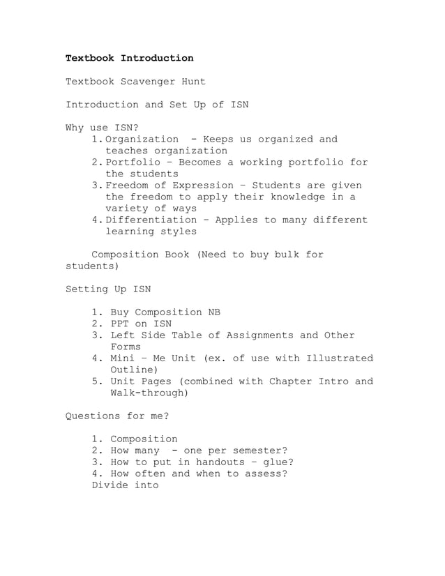 Textbook introduction | DOCX