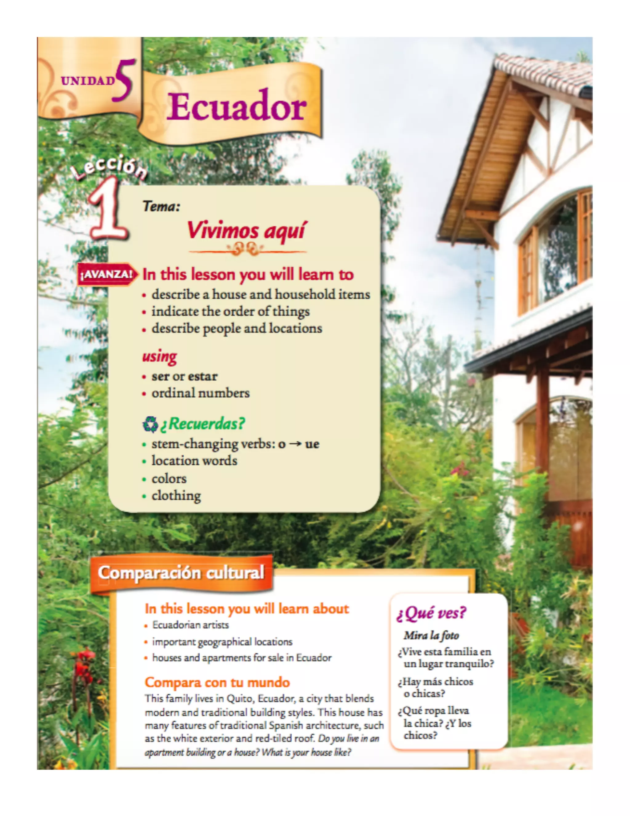 Unit 8 - Textbook Lesson 1 | PDF | Free Download