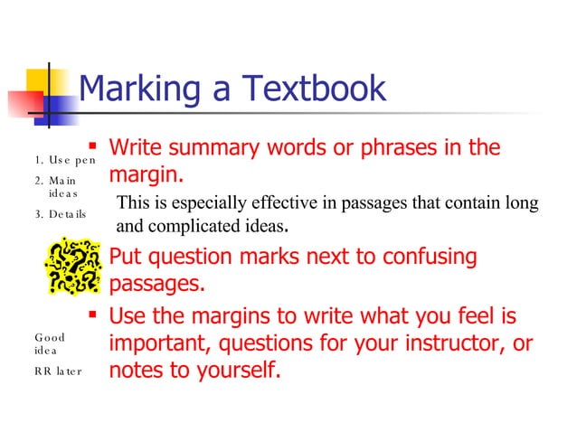 Textbook Highlighting and Marking | PPT | Educational Assessment ...