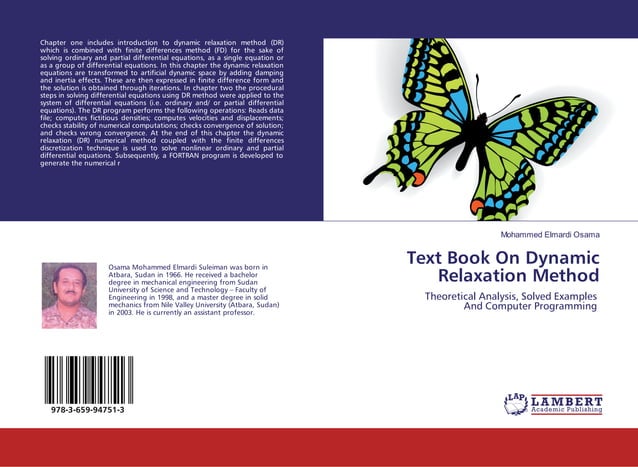 Text Book On Dynamic Relaxation Method Ppt