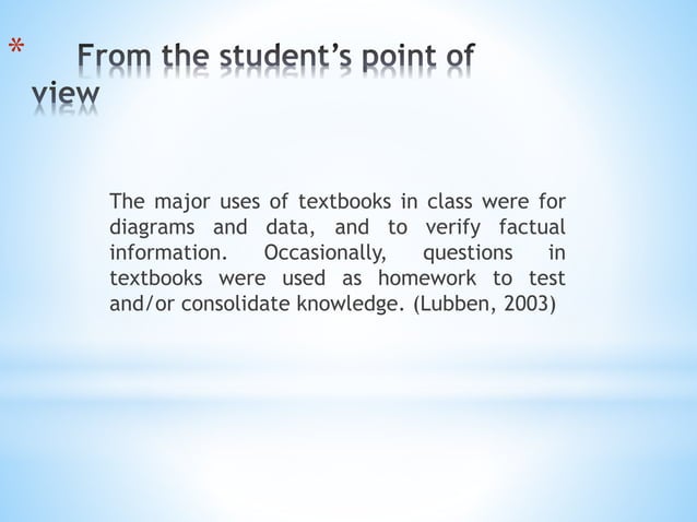 Textbook analysis | PPTX | Education