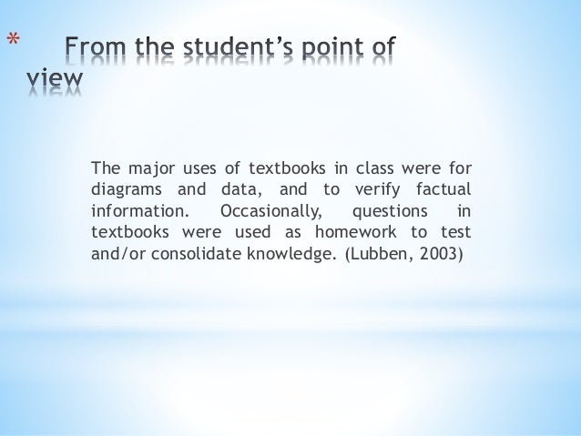 Textbook Analysis textbook-analysis